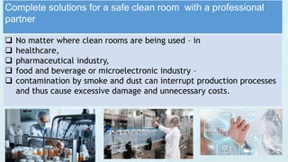 Fire safety solutions for clean rooms. | PPTX