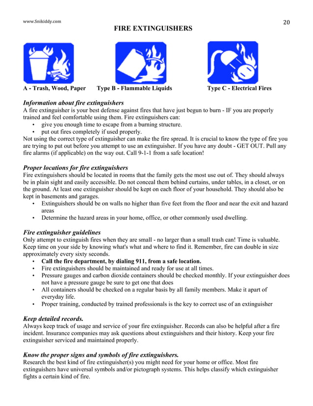 Fire Safety Tips | PDF