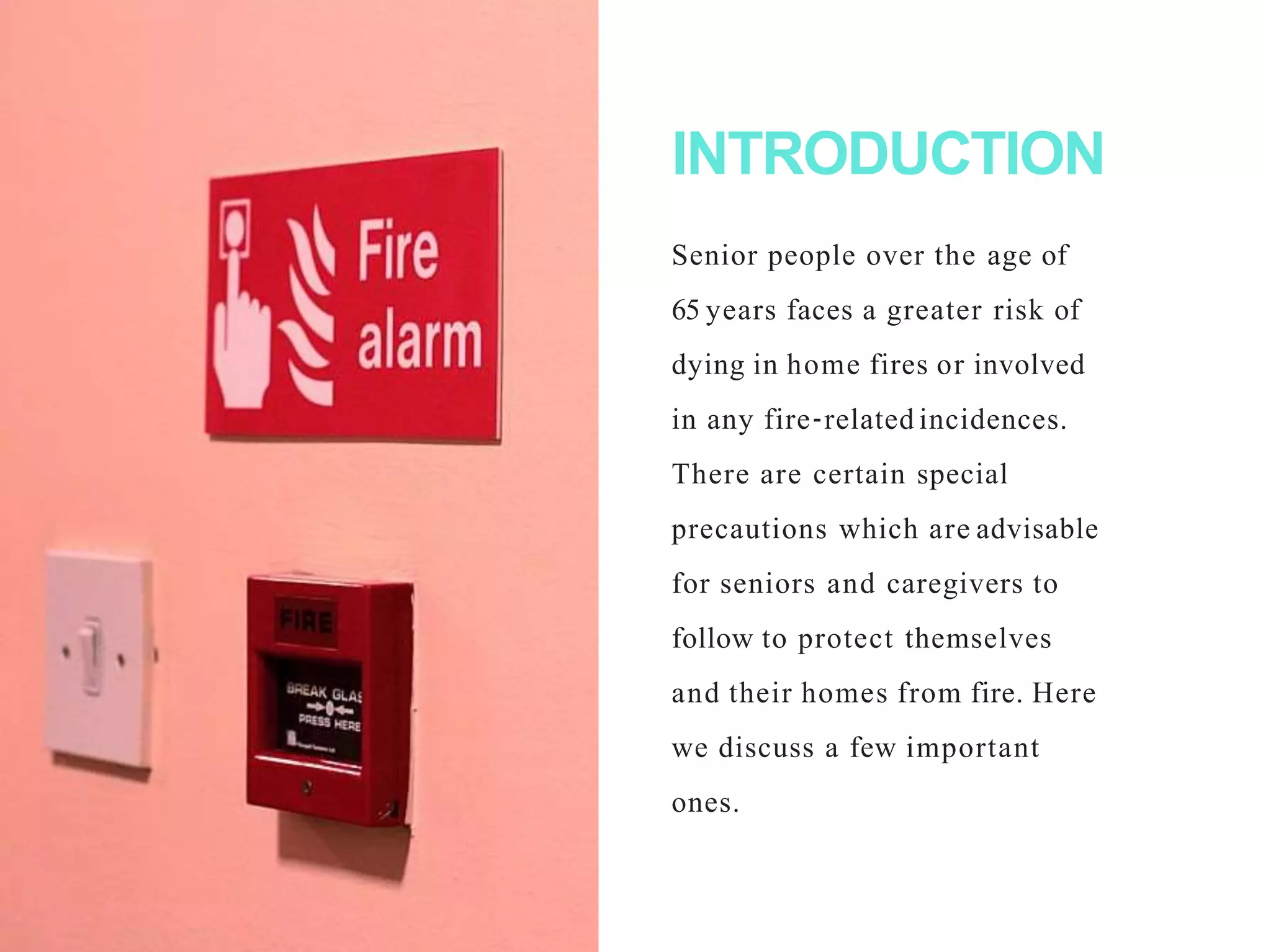 Fire safety tips for seniors and caregivers | PPTX