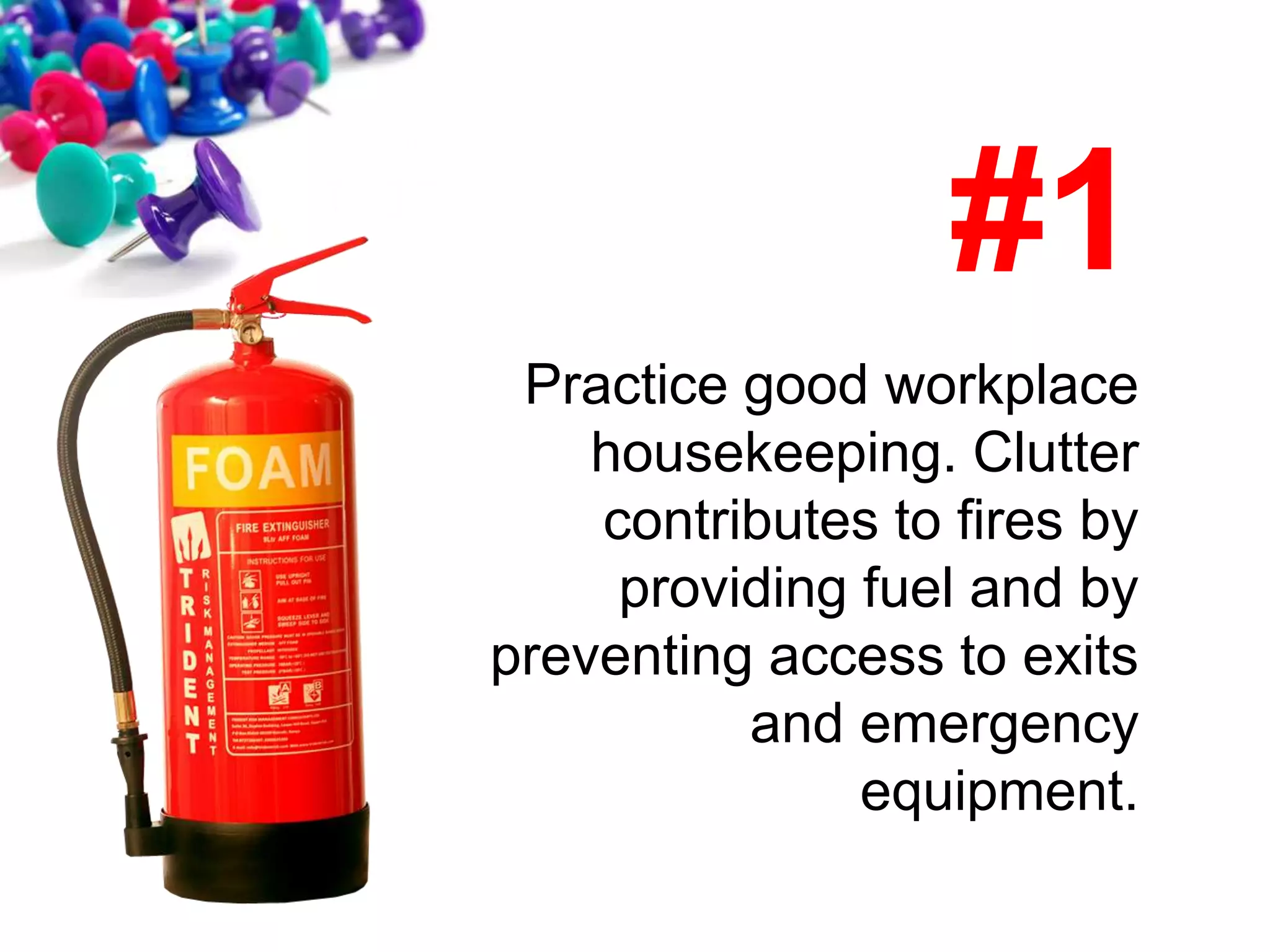 Workplace fire prevention and safety tips | PPSX