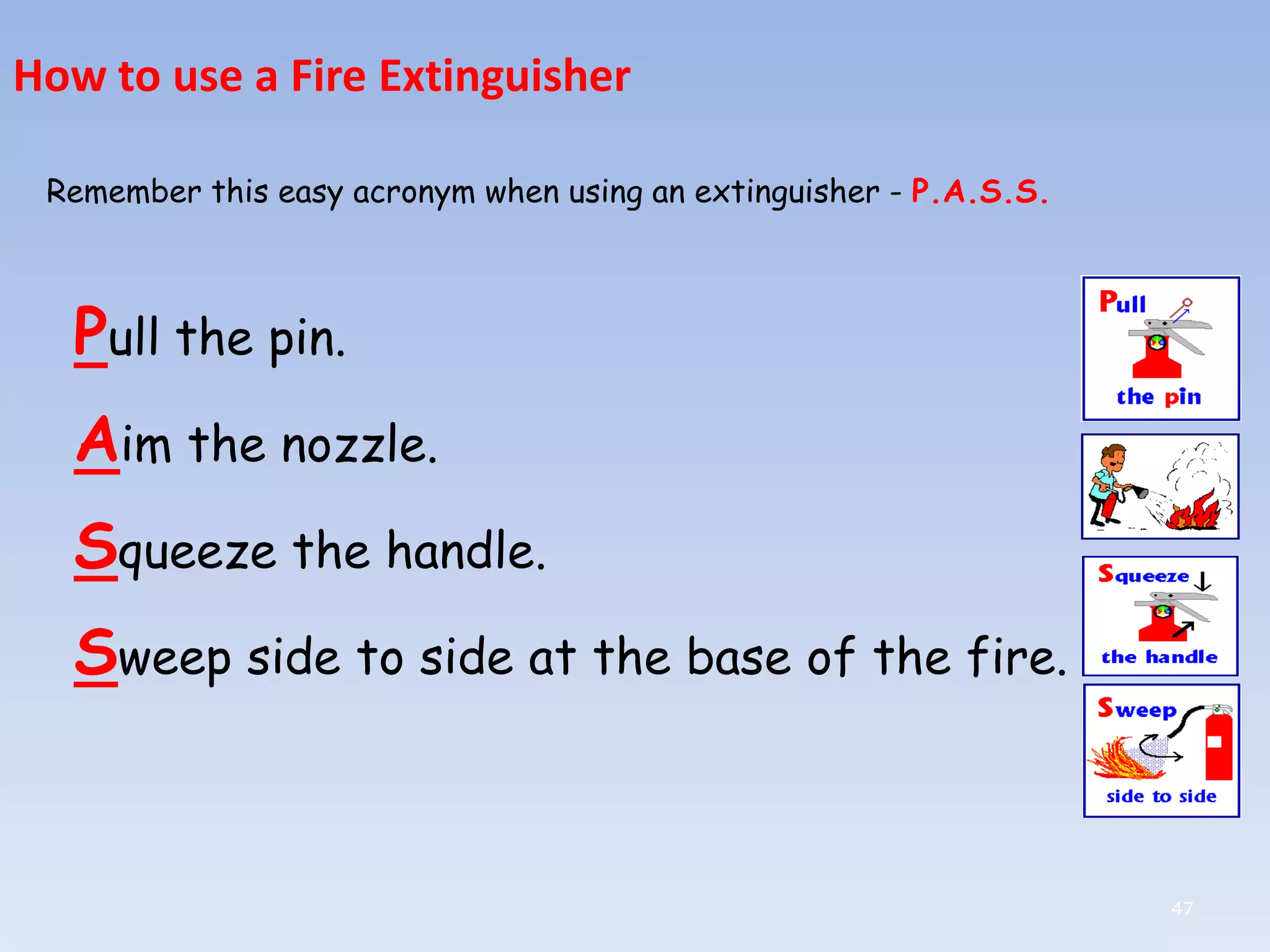 Fire & safety training | PPTX