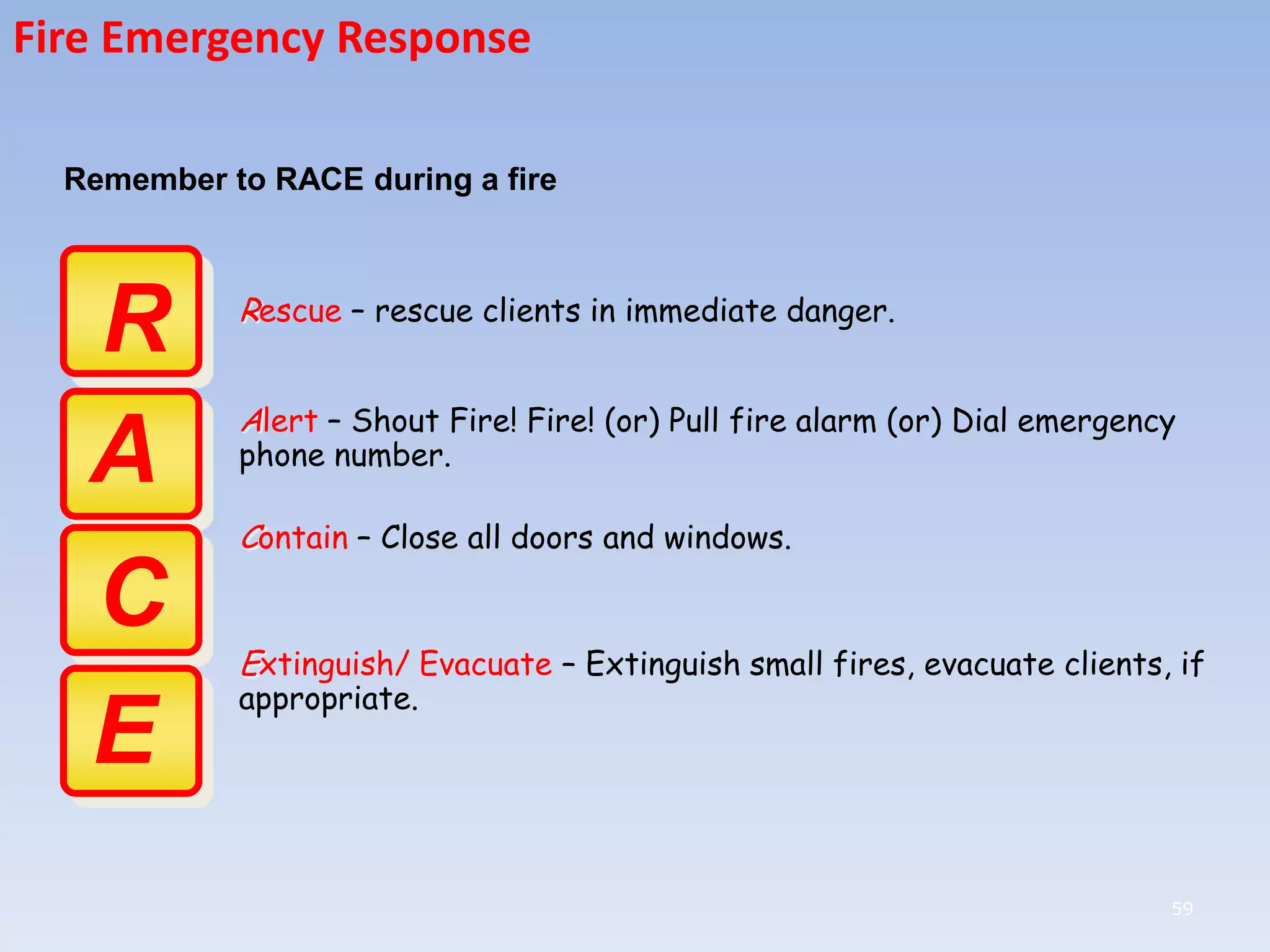 Fire & safety training | PPTX