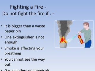 Fire & safety training | PPTX