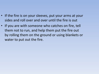 Fire & safety training | PPTX