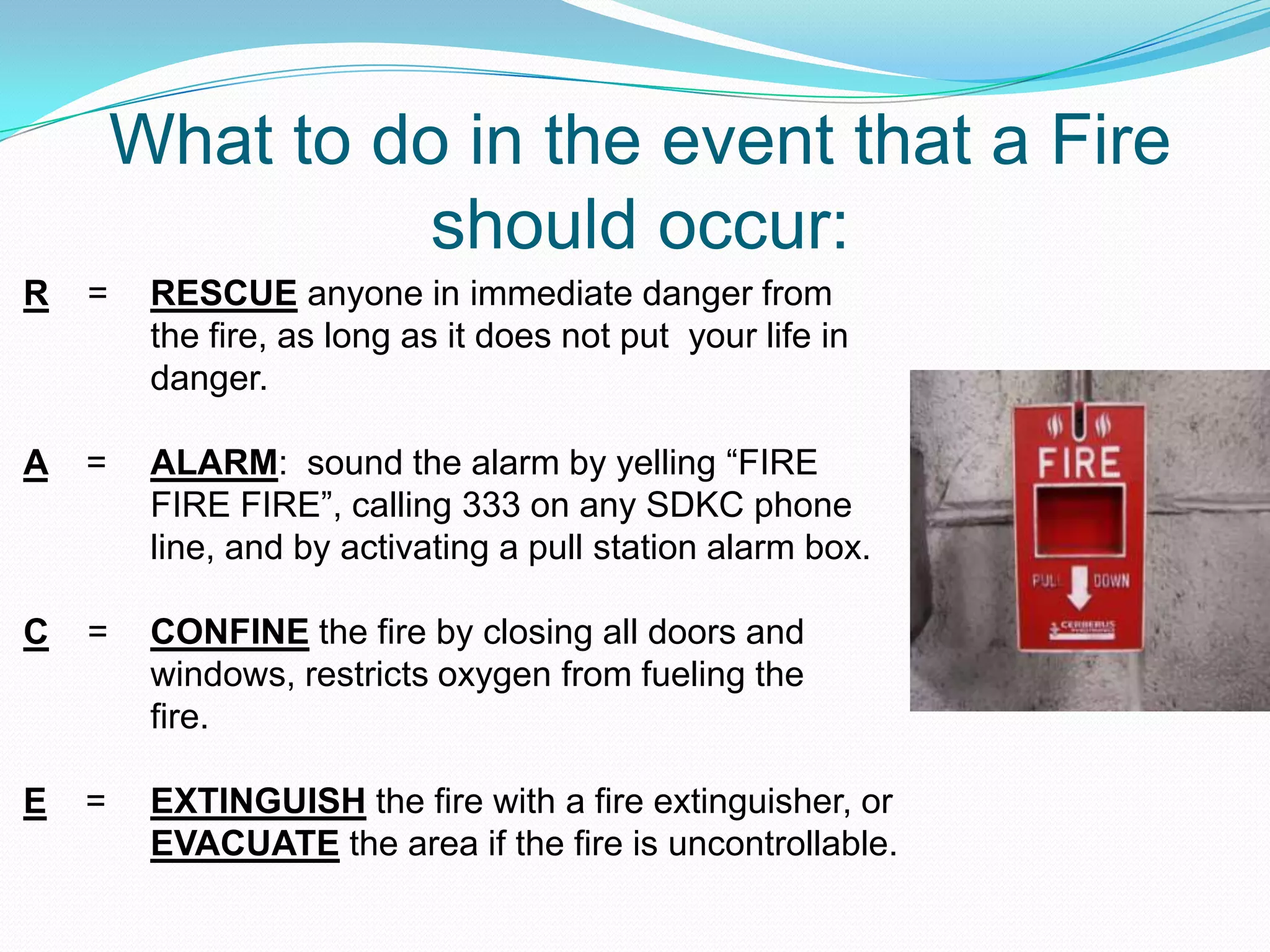 Fire Extinguisher safety training | PPTX