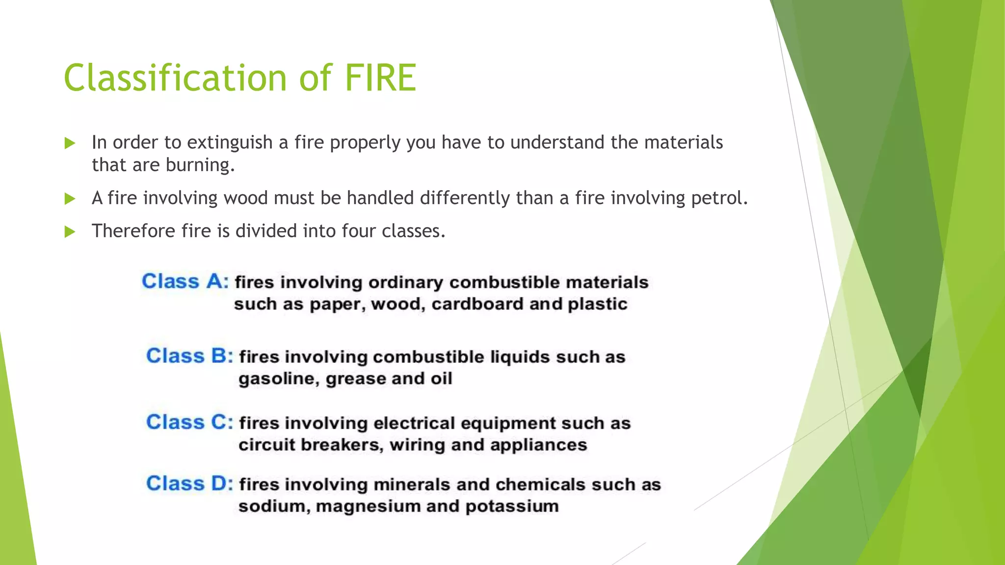 Fire safety training | PPSX