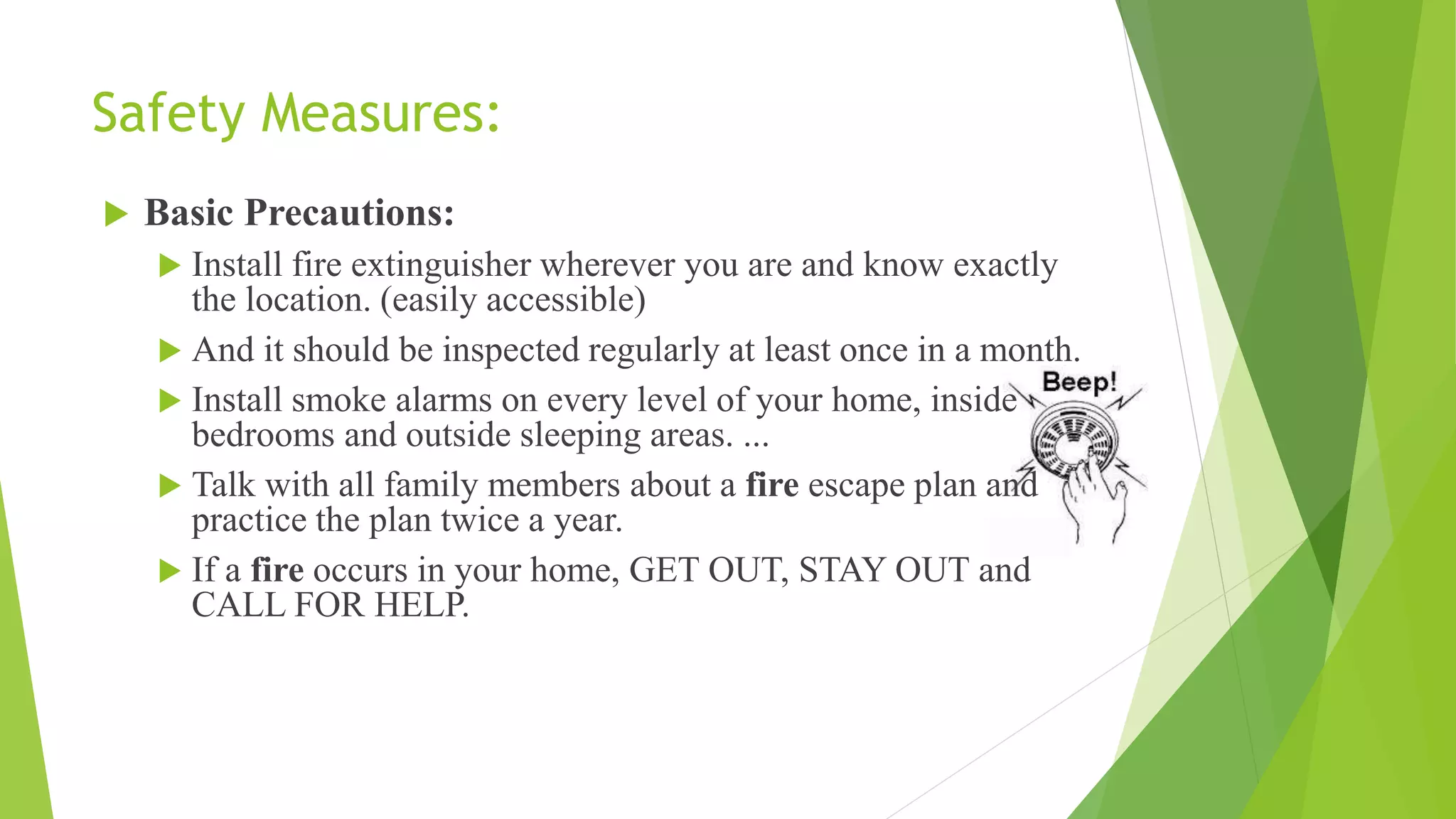 Fire safety training | PPSX