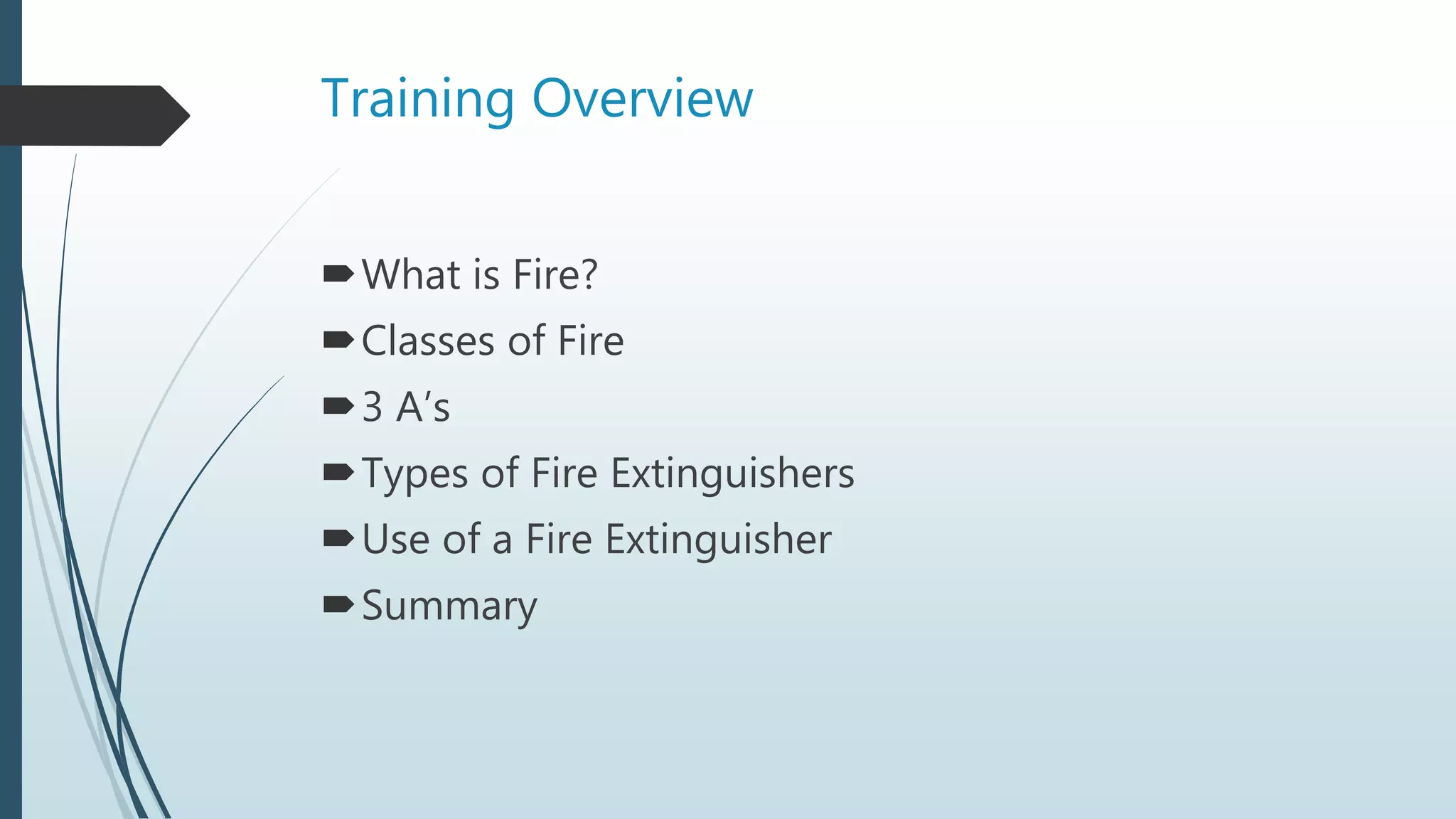 Fire Safety Training Presentation | PPTX | Chemistry | Science