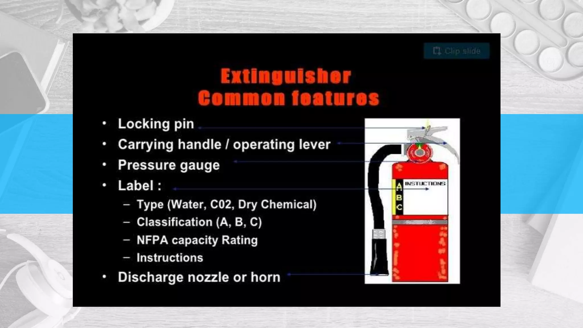 Fire safety training module | PPTX