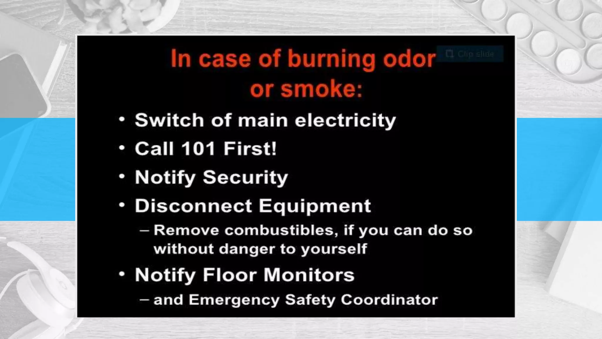 Fire safety training module | PPTX