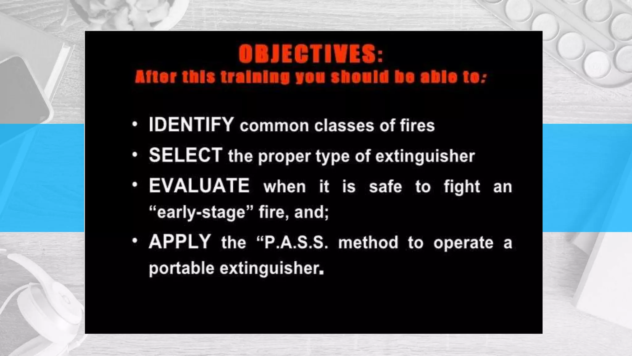 Fire safety training module | PPTX