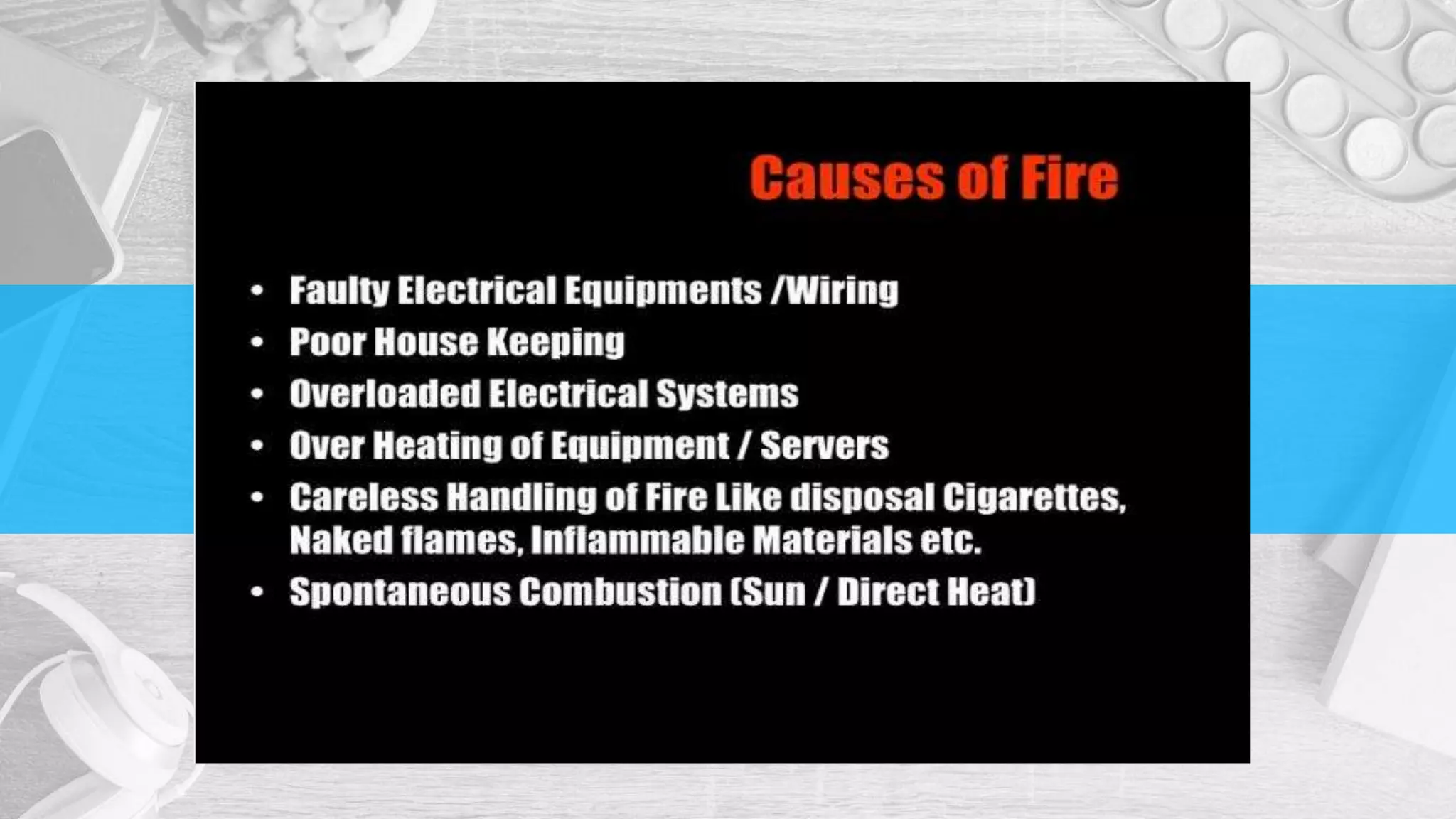 Fire safety training module | PPTX