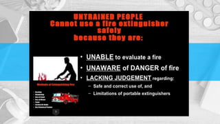 Fire safety training module | PPTX