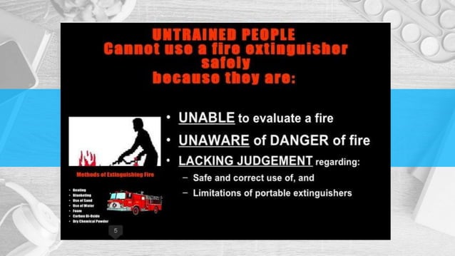 Fire safety training module | PPTX