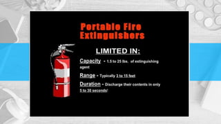 Fire safety training module | PPTX