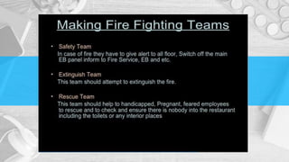 Fire safety training module | PPTX
