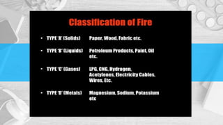 Fire safety training module | PPTX