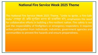 Fire Safety Week Campaign to celebrate Safety Week 2025 | PPTX