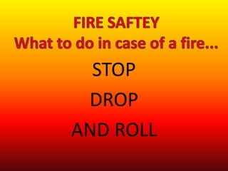 Fire Safety | PPTX