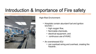 Importance and implementation of Fire safety in Hospitals | PPTX