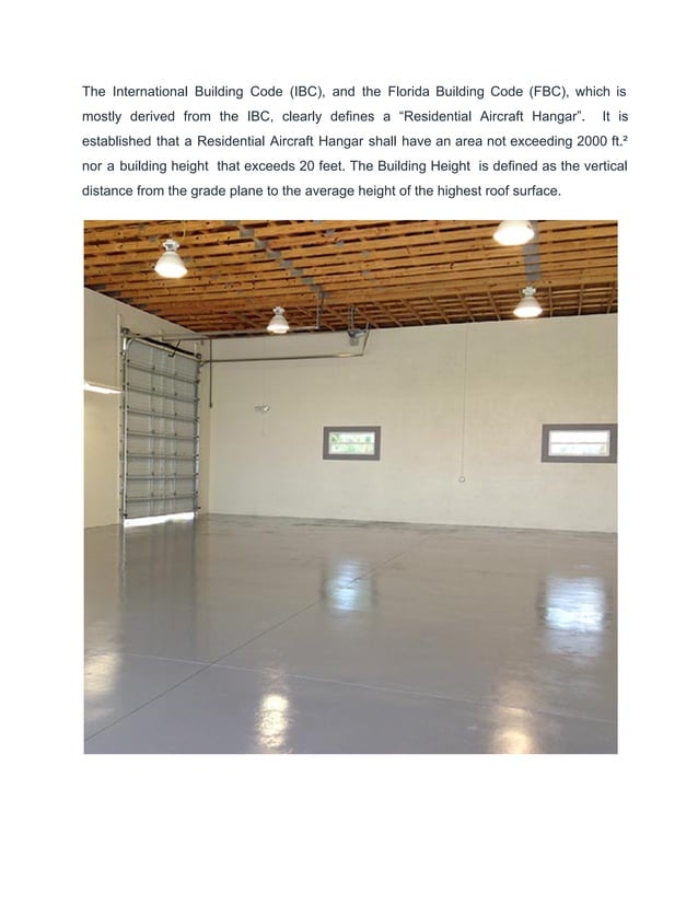 Fire separation requirements in hangar home design and construction | PDF
