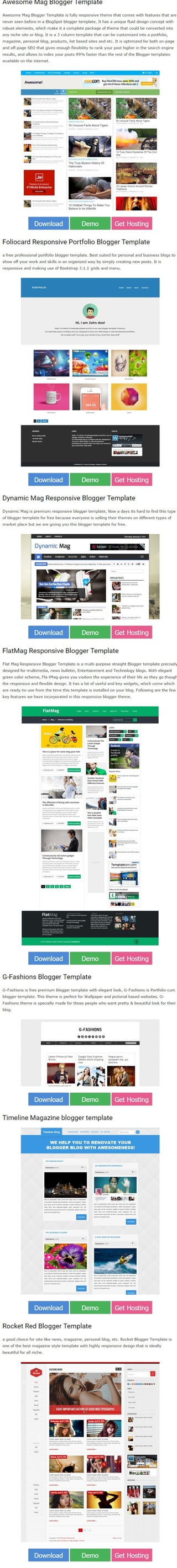 RESPONSIVE BLOGGER TEMPLATES | PDF