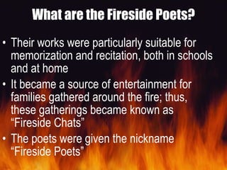 Fireside Poetry | PPT | Free Download