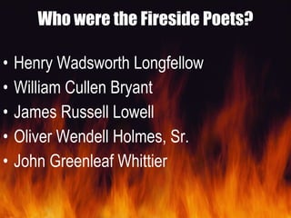 Fireside Poetry | PPT | Free Download