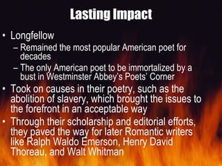 Fireside Poetry | PPT