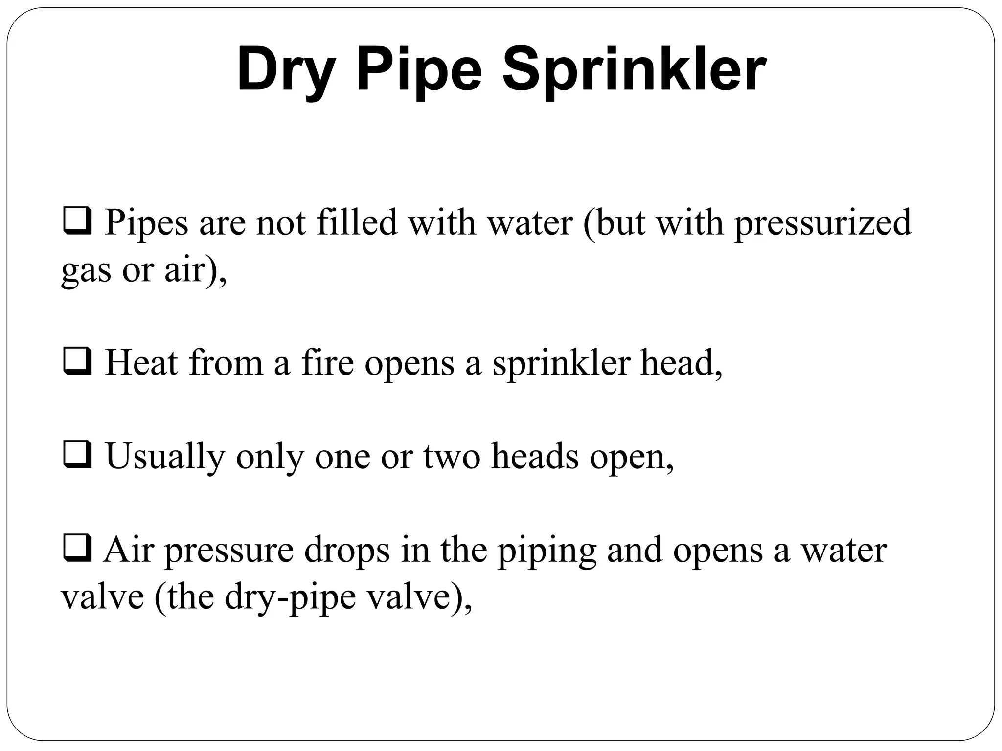 Fire sprinkler systems | PPT