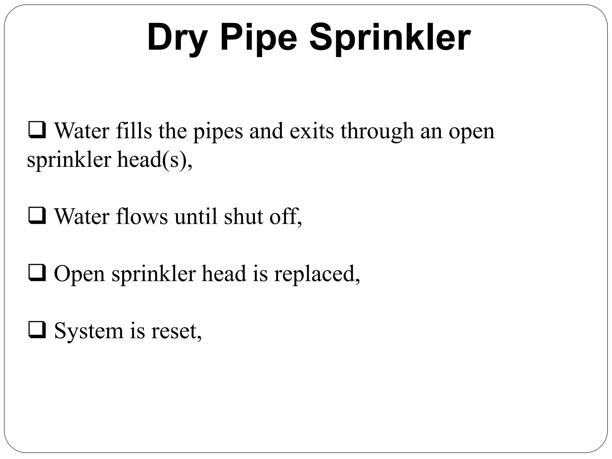 Fire sprinkler systems | PPT