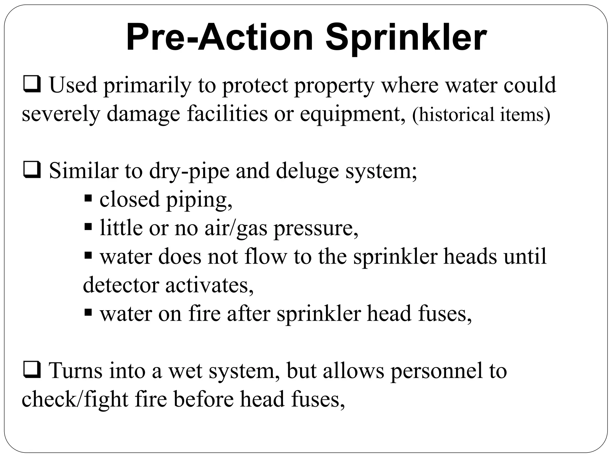 Fire sprinkler systems | PPT