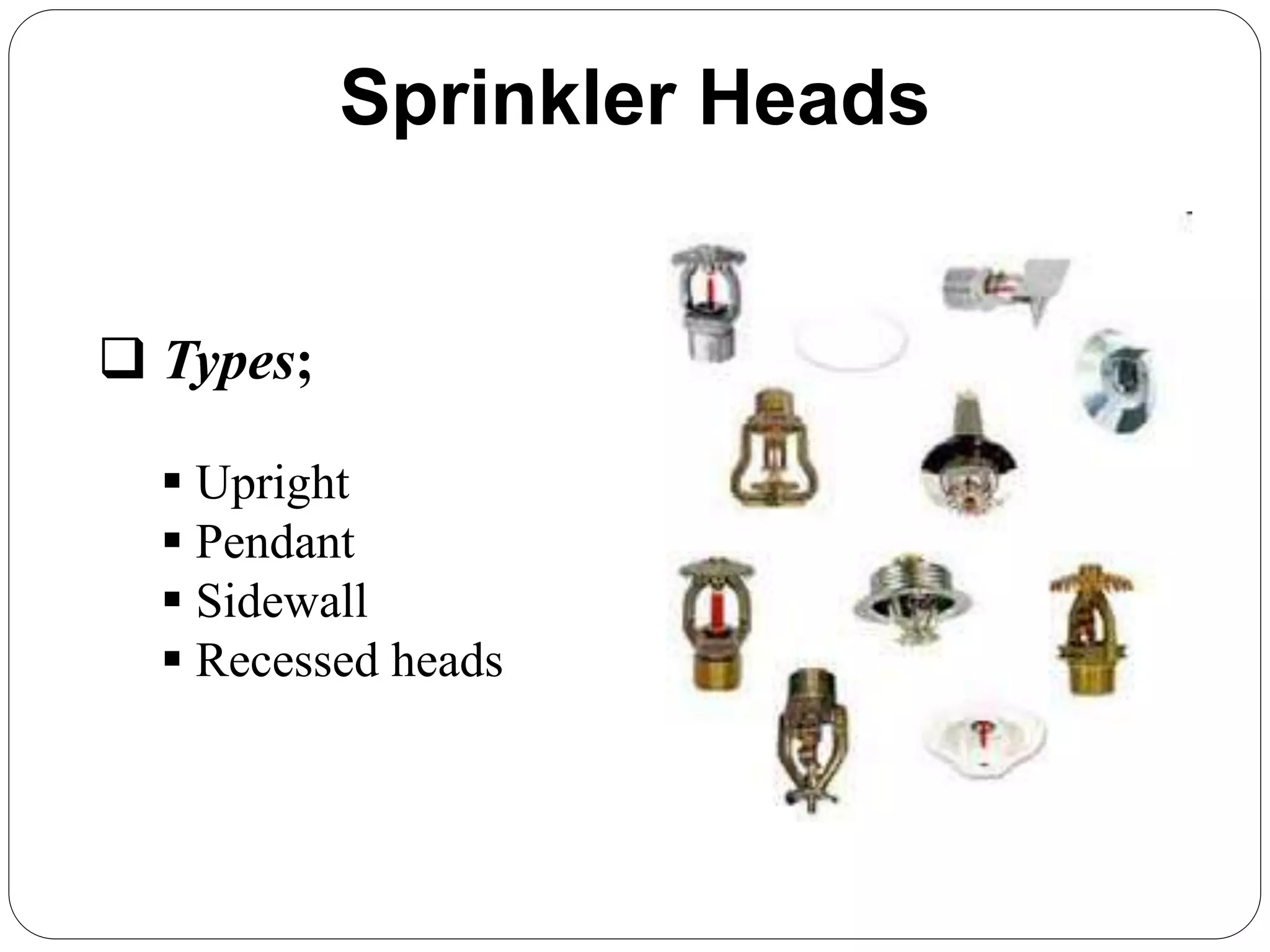 Fire sprinkler systems | PPT