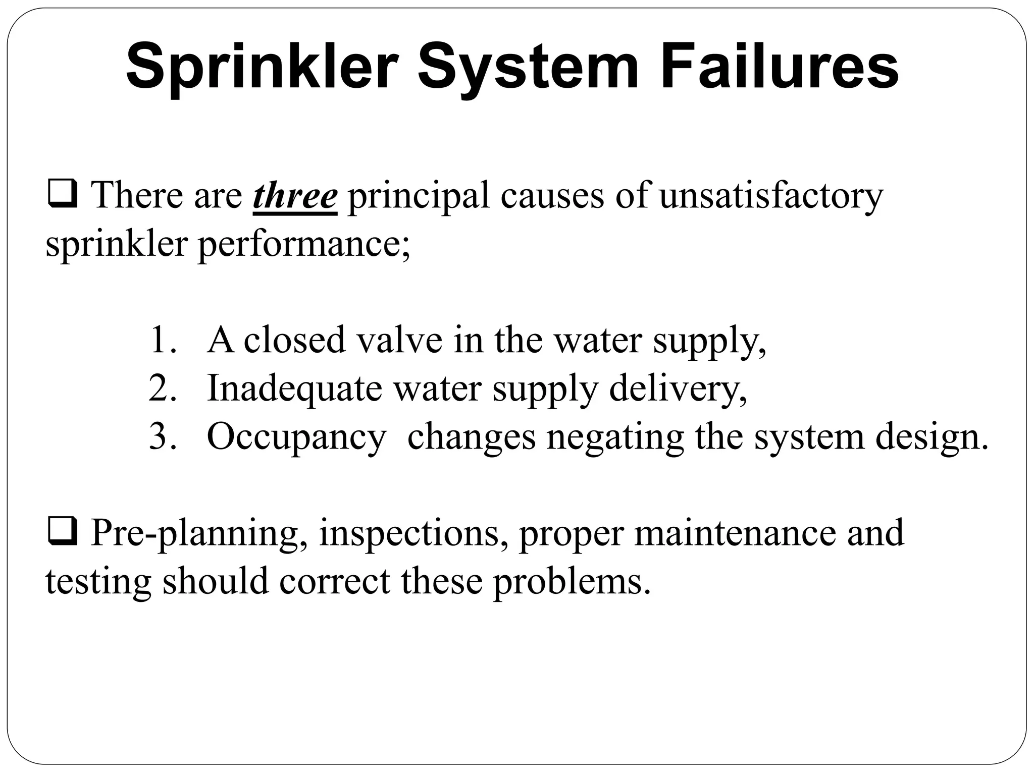 Fire sprinkler systems | PPT