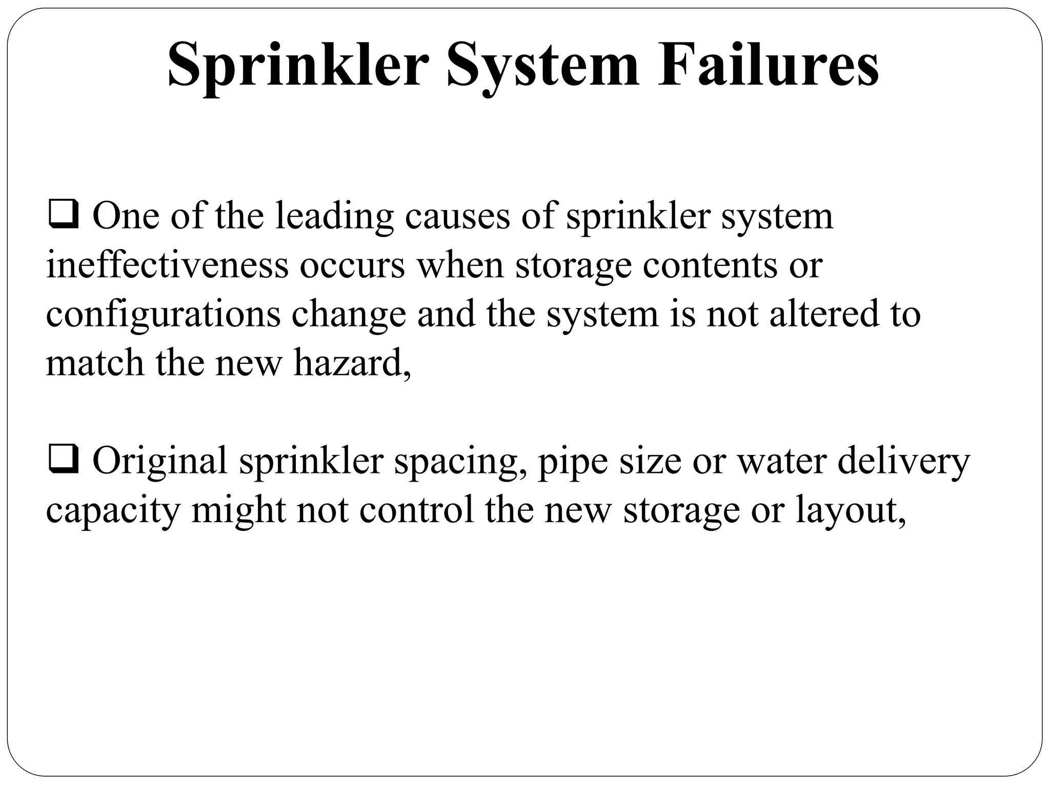 Fire sprinkler systems | PPT
