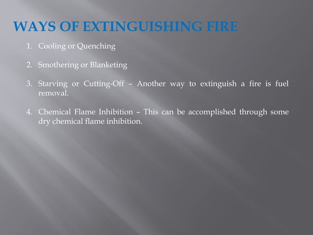 Suppression of Fire under Fire Arson Investigation | PPT