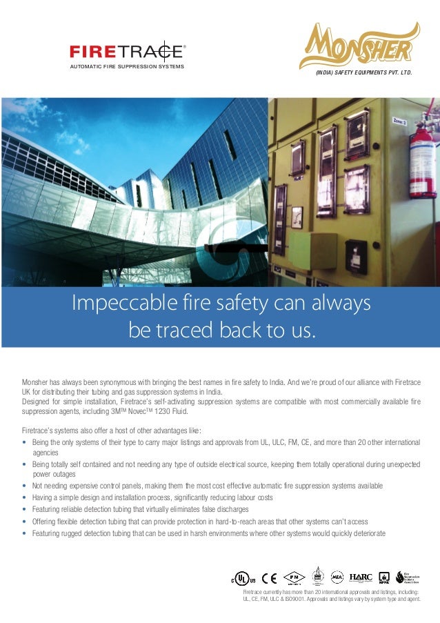 FireTrace Automatic Fire Suppression Systems - Monsher