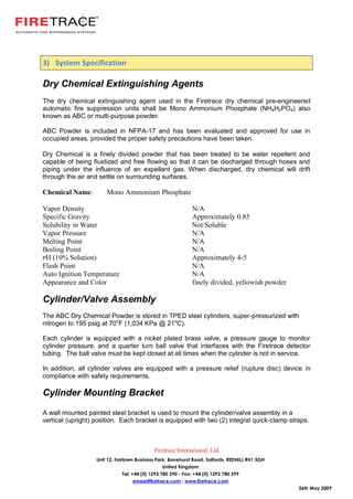 Firetrace Buses 1 | PDF