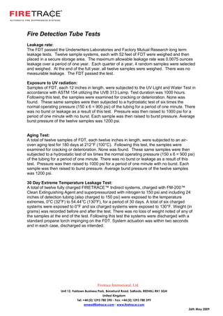 Firetrace Buses 1 | PDF