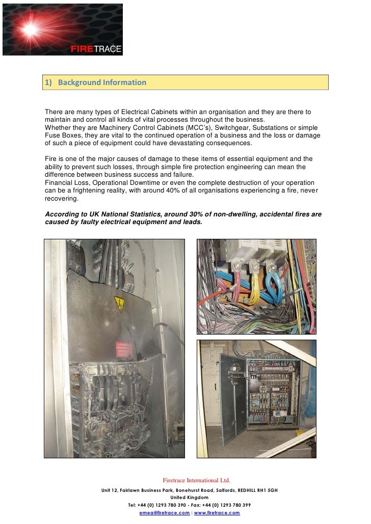 Fire Protection of Electrical Enclosures