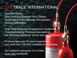 Firetrace Presentation | PPSX