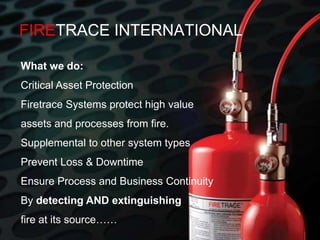 Firetrace Presentation | PPSX