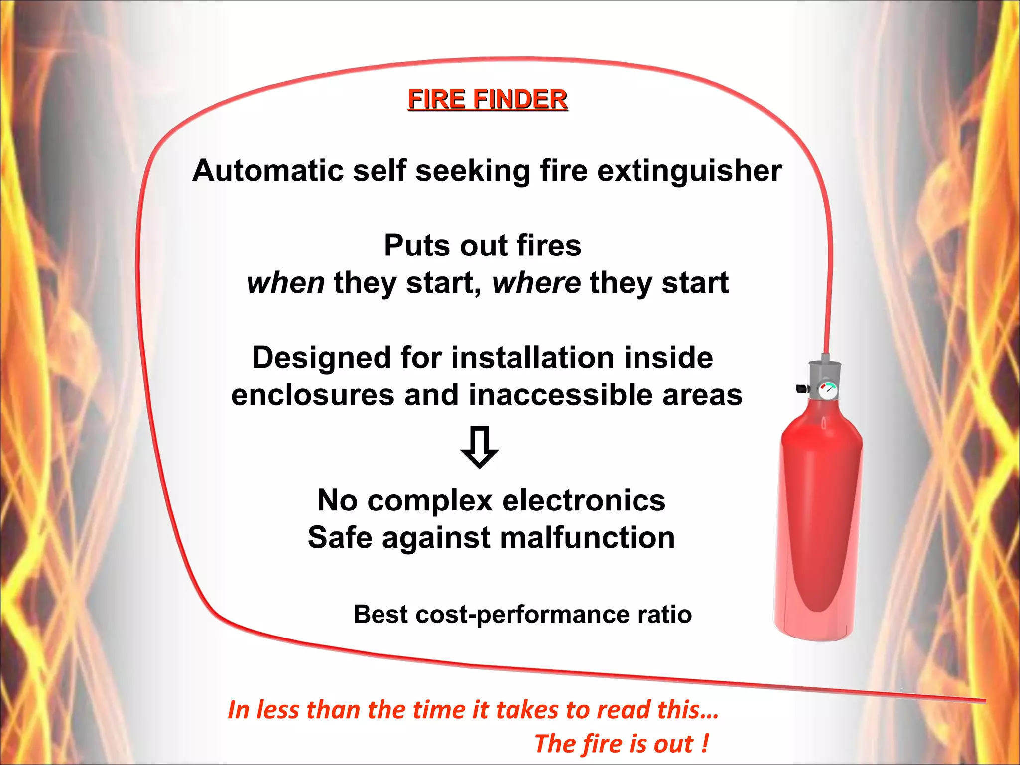 Polymer Tube Firetrace Based Automatic Fire Detection and Suppression ...