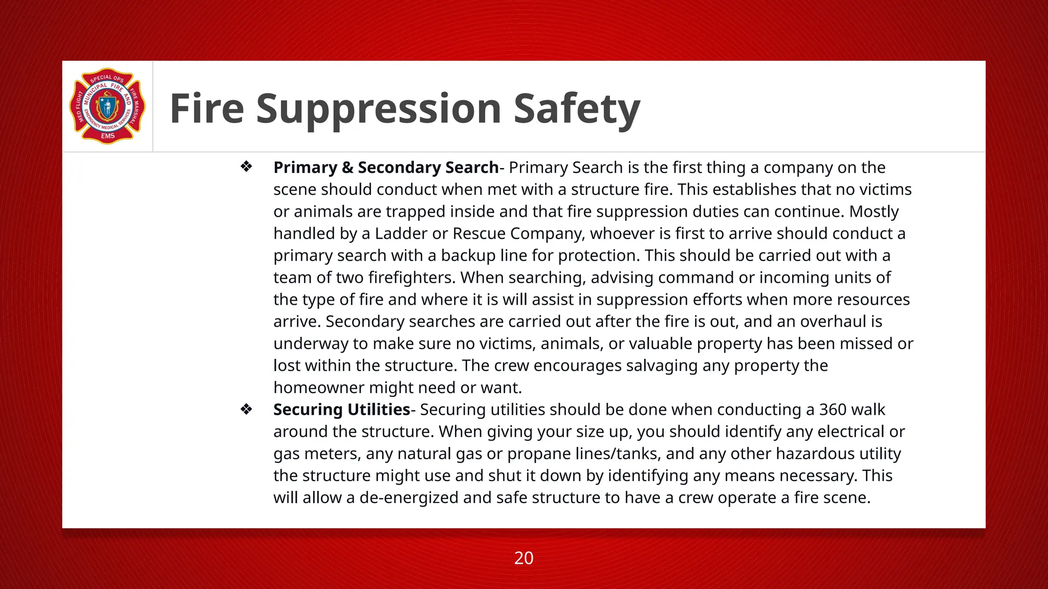 MFE Training Manual for FiveM Fire Departments | PPTX