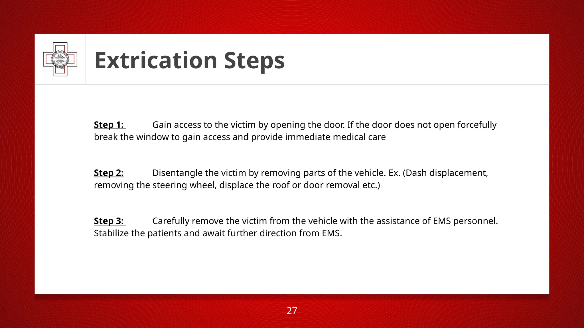 MFE Training Manual for FiveM Fire Departments | PPTX