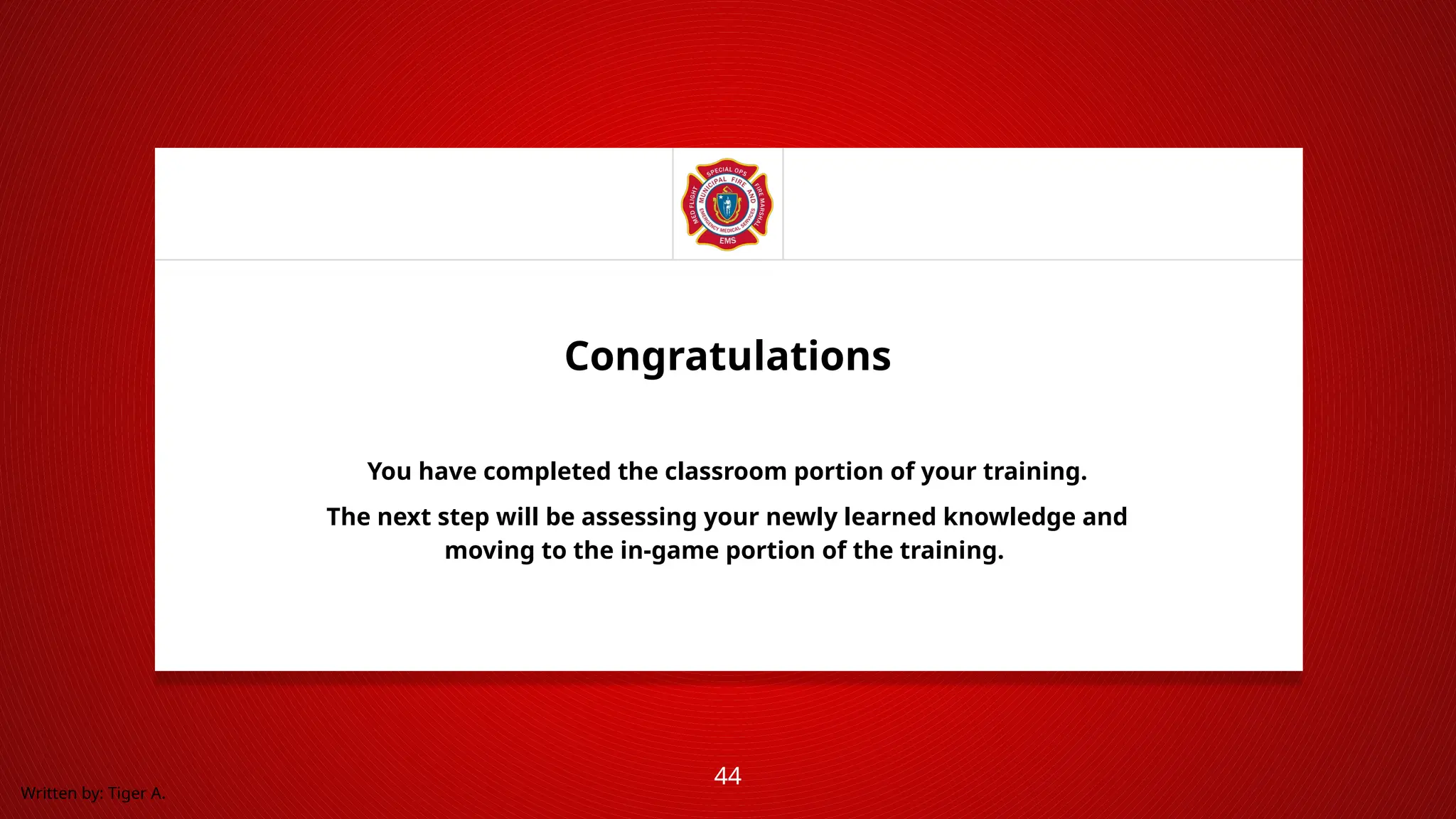 MFE Training Manual for FiveM Fire Departments | PPTX
