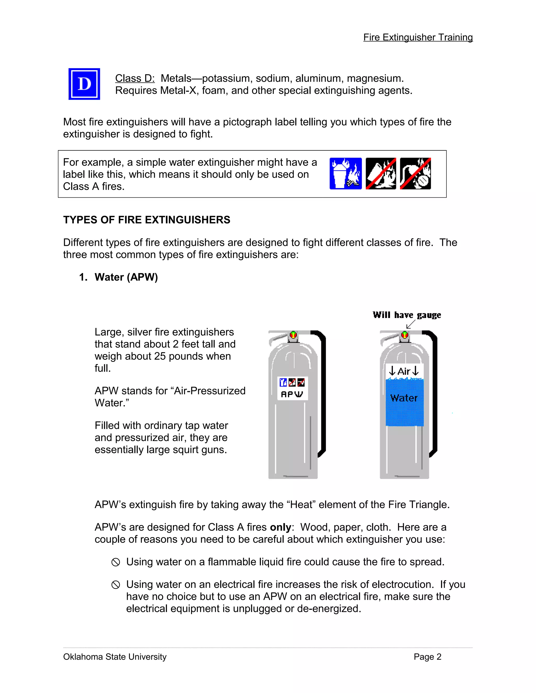 Fire training manual document | PDF