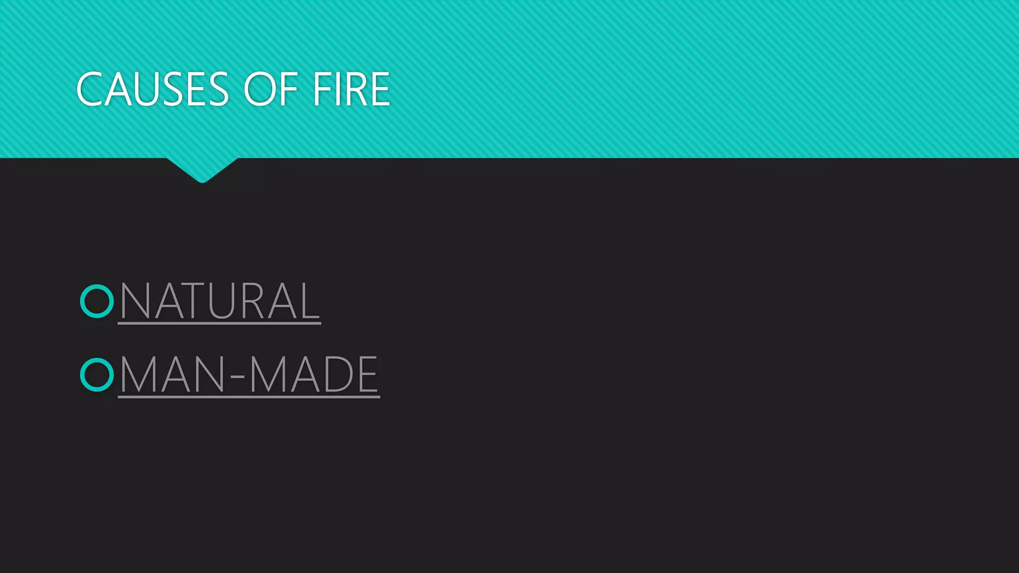 Fire triangle and causes of fire | PPTX