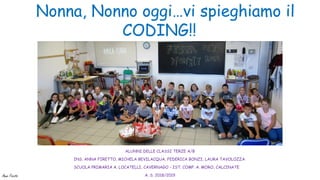Firetto cavernago - nonni e coding 2018 | PDF