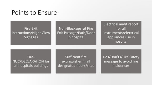 Fire safety in public hospital and health facilities | PPTX ...